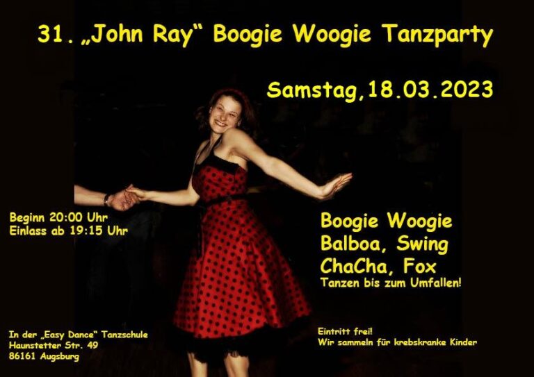 “John Ray” Boogie Woogie Tanzparty – RRC Neuler-Schwenningen 1989 e.V.